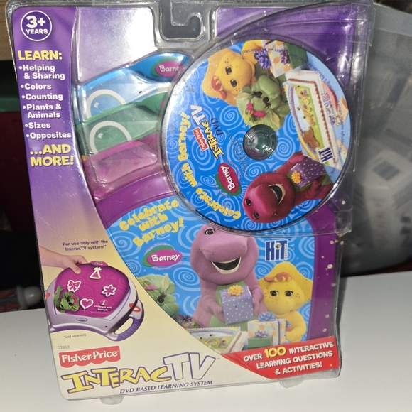 Fisher-Price | Toys | Fisherprice Interactv Barney Dvd Game Purple ...